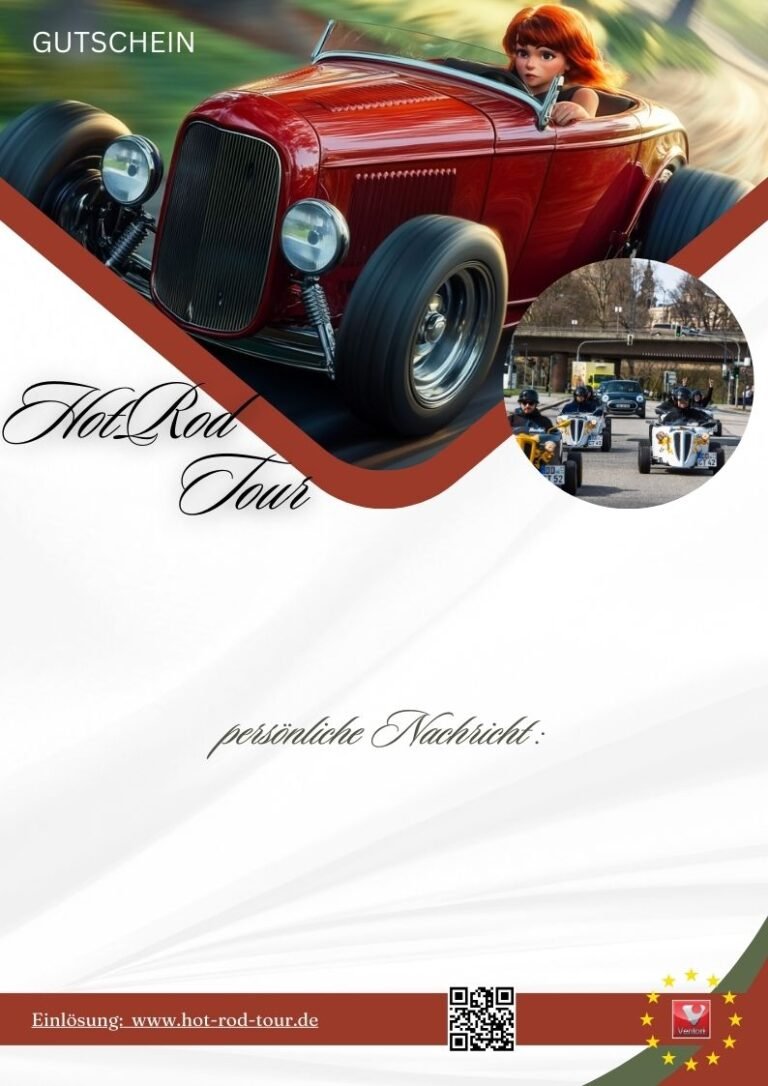 Hot Rod Tour Berlin: Entdecke die Hauptstadt in einem Hot Rod